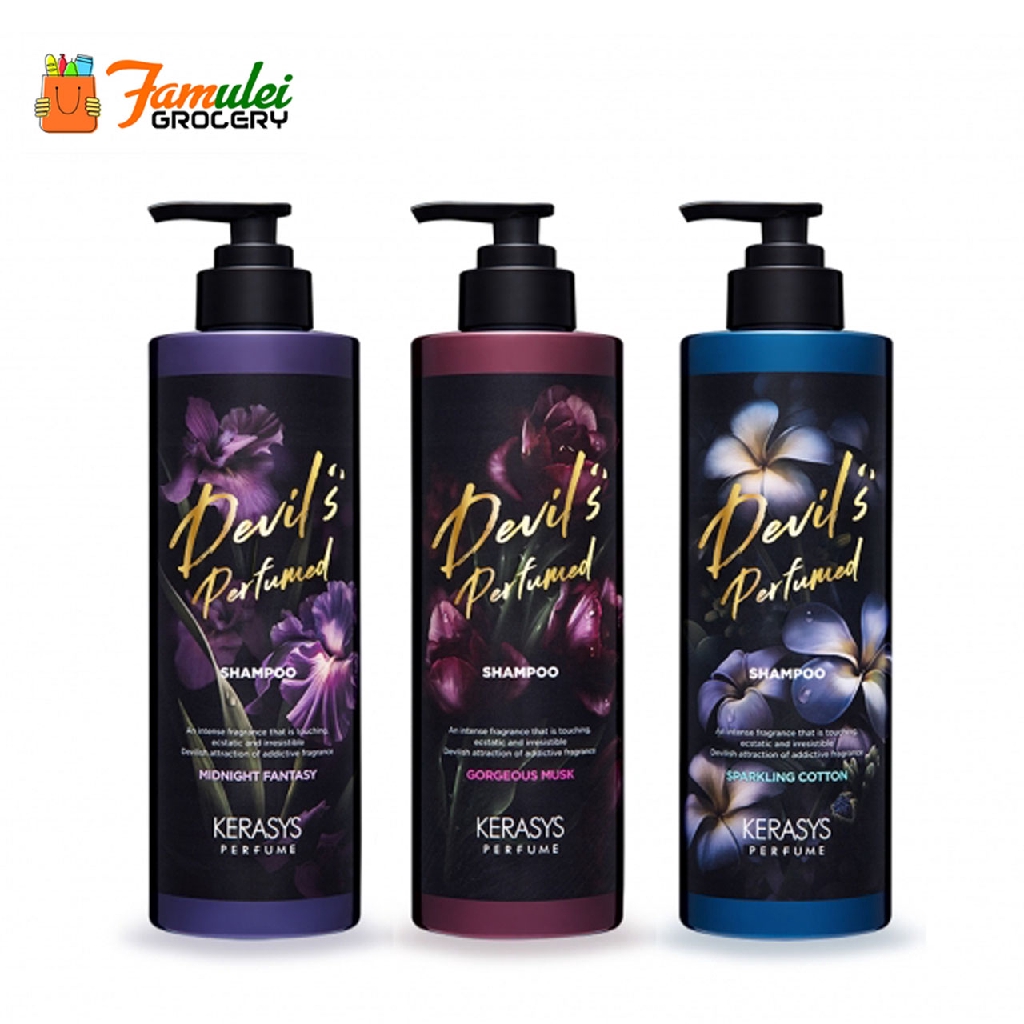Kerasys Devil's Perfumed Midnight Fantasy / Gorgeous Musk / Sparking ...