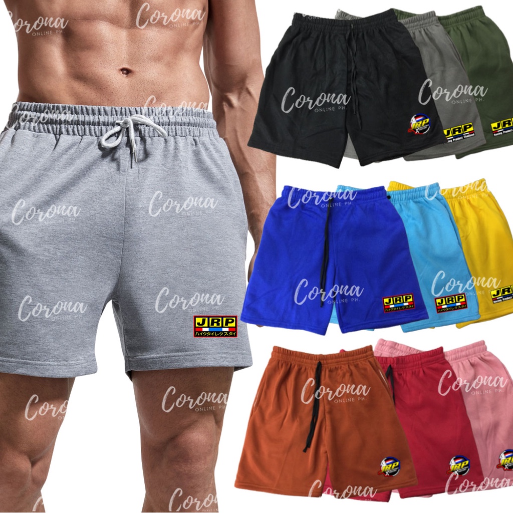 Men's Jogger Sweat Short JRP Racing Thai Look Makapal Plain with 2 ...