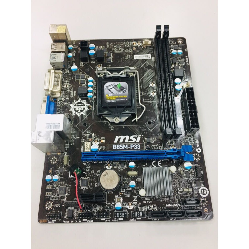 Msi b85m-p33 desktop 4th gen motherboard b85 socket lga 1150 i3 i5 i7 ...