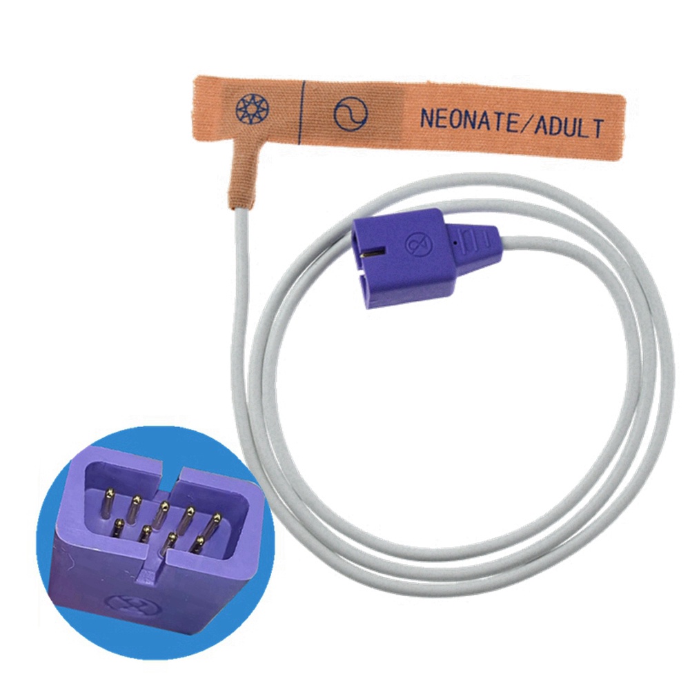 Compatible NELLCOR with OXIMAX, Disposable Spo2 Sensor Probe, Bandage ...