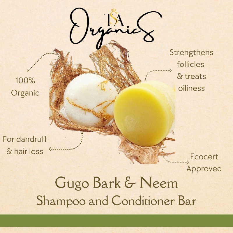 Organic Shampoo and Conditioner Bar 80g (Gugo Bark & Neem) | Shopee ...