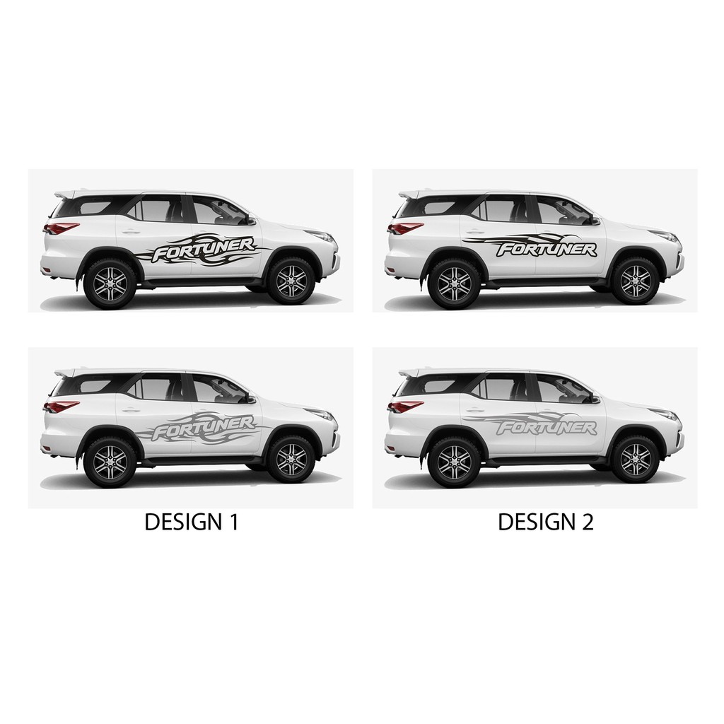 TOYOTA FORTUNER STICKER Waterproof, Fade-resistant, self-adhesive 54 in ...