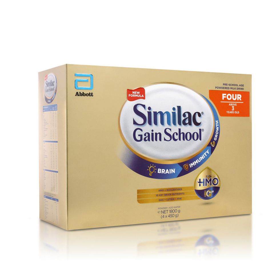 Similac Gain School 5Hmo For Kids 3 Years And Above 1800g | Shopee ...