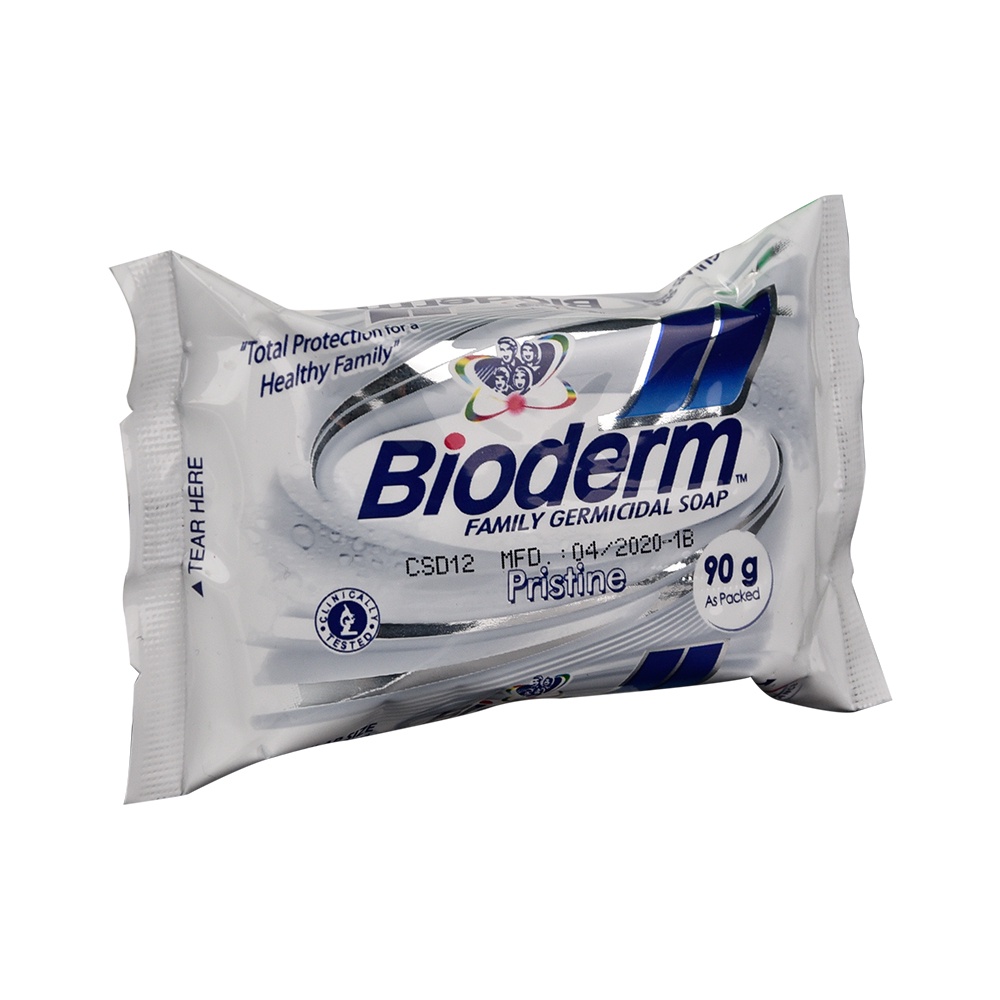 BIODERM Family Germicidal Soap Pristine 90g | Shopee Philippines