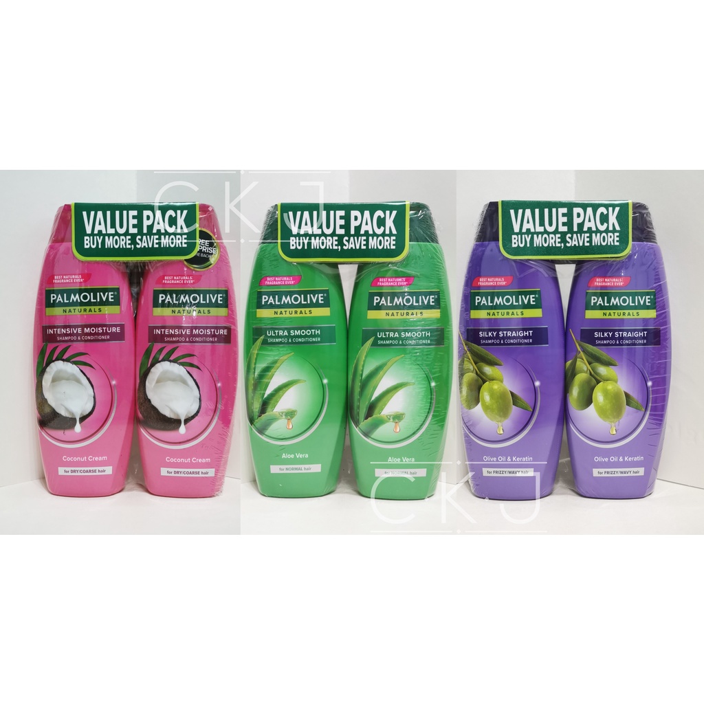 Palmolive Naturals Shampoo 2 x 400ml VALUE PACK | Shopee Philippines