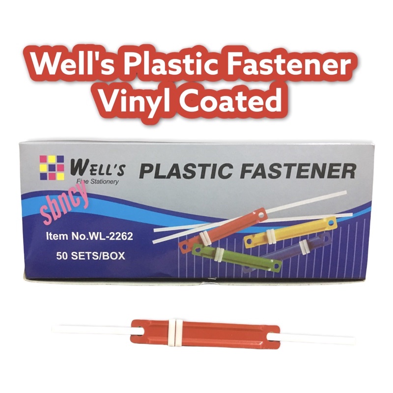 Well's Plastic Fastener Vinyl Coated 50's | Shopee Philippines