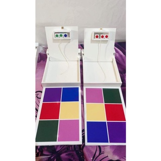 mini color game perya complete set with dice and color board | Shopee ...