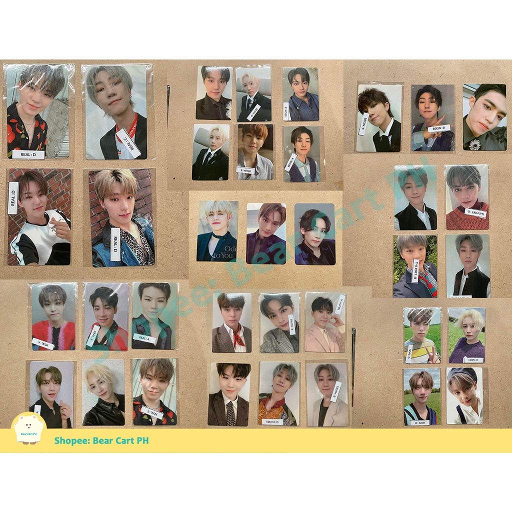 SEVENTEEN AN ODE Official Photocard PC joshua the8 jeonghan seungkwan dk joshua mingyu woozi dk ...