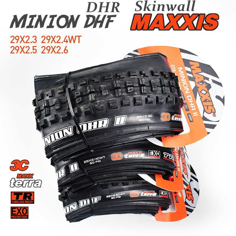 ⚡COD⚡MAXXIS MINION DHF DHR Bicycle Tire TR 29 Tubeless Ready Folding Tyre 29*2.3 29*2.4/2.5/2.6 ...