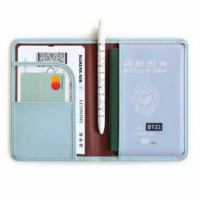 Bts Bt21 Official Passport Case From Monopoly | BeeCost