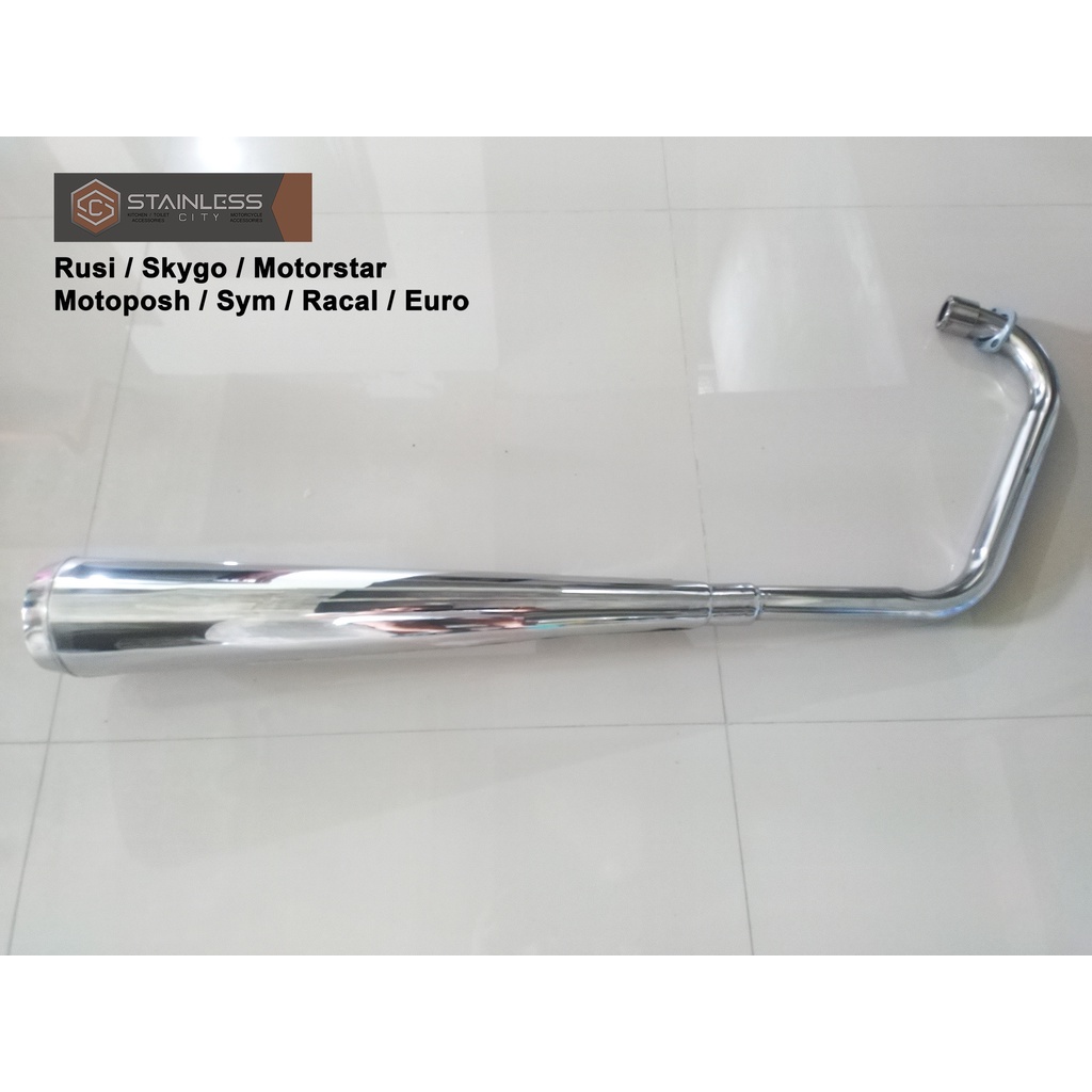 Rusi/Skygo/Motoposh/Sym/Euro/Motorstar/Pinoy Stainless Chicken Pipe ...