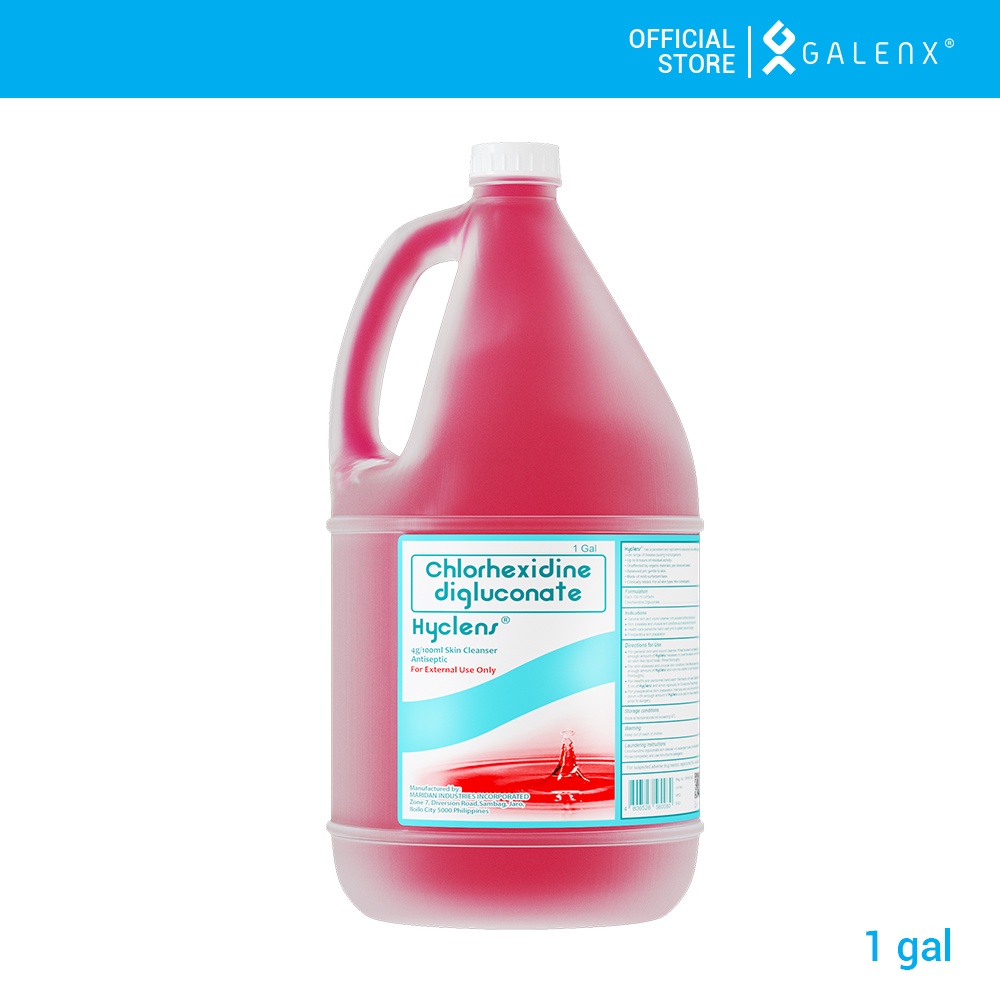 Hyclens Skin Cleanser 4% Chlorhexidine Digluconate 1 Gallon | Shopee ...