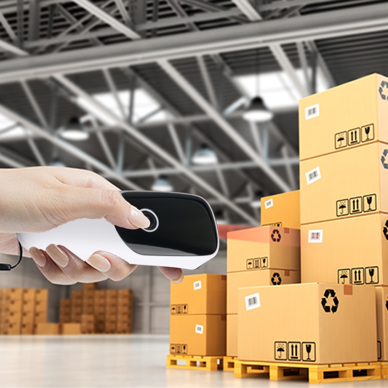 Pocket Portable Bluetooth and 2.4GHz Barcode Scanner, Scanning 1D ...