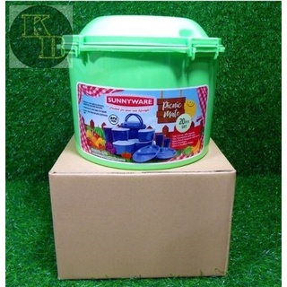 Sunnyware 20 in 1 Picnic Set with box#9822 | Shopee Philippines