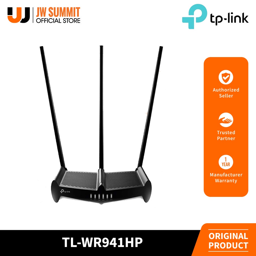 TP-Link TL-WR941HP 450Mbps High Power Wireless N Router WiFi Router ...