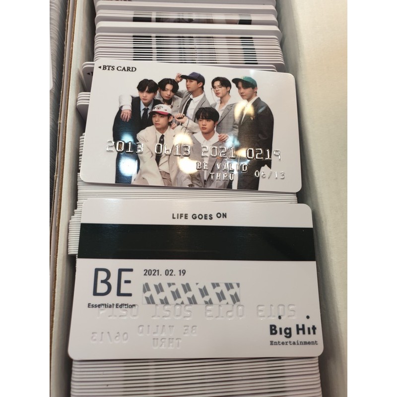 BTS BE BANK CARD (fanmade) UNOFFICIAL | Shopee Philippines