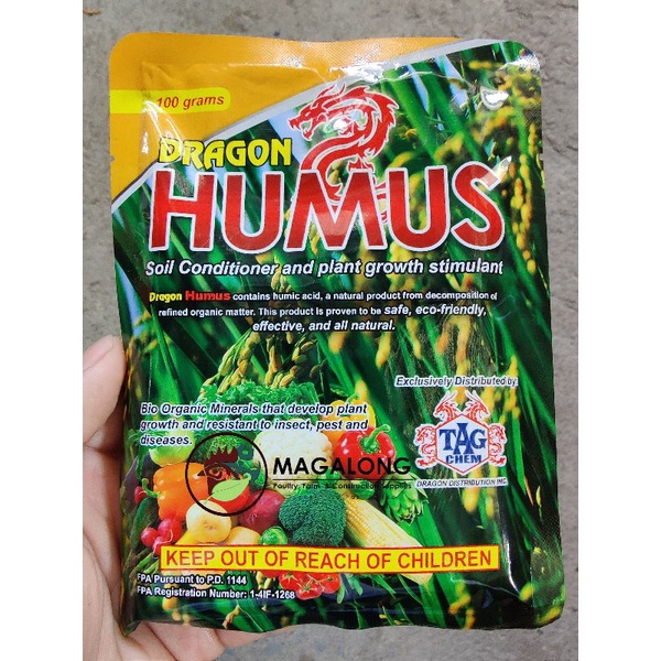 DRAGON HUMUS - SOIL CONDITIONER - PLANT GROWTH STIMULANT - ORGANIC ...