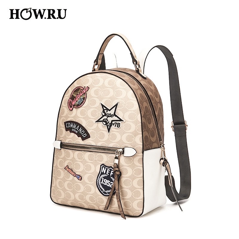AUTHENTIC HOWRU PATCHES BACKPACK LARGE | Shopee Philippines