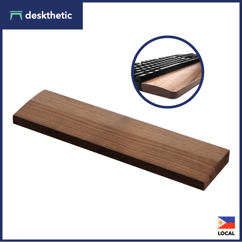 Solid Wood Palm Rest Wooden Wrist Rest Mechanical Keyboard Wrist Rest ...