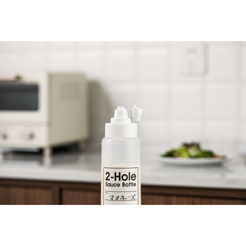 Shimoyama Japanese Sauce Squeeze Bottle w/ 2 holes Condiment Dispenser ...