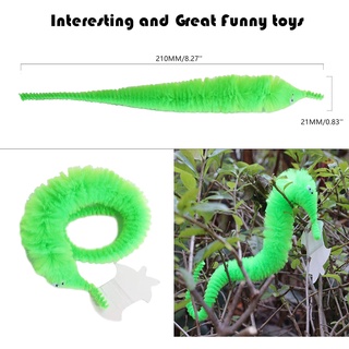 Zalmoxe 12 Pcs Magic Worm Kit Toys Wiggly Fuzzy Worms with Invisible ...