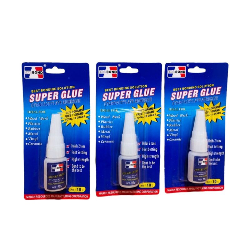EVO BOND (SUPER GLUE) (10grams) Sold per pc( high quality) | Shopee ...