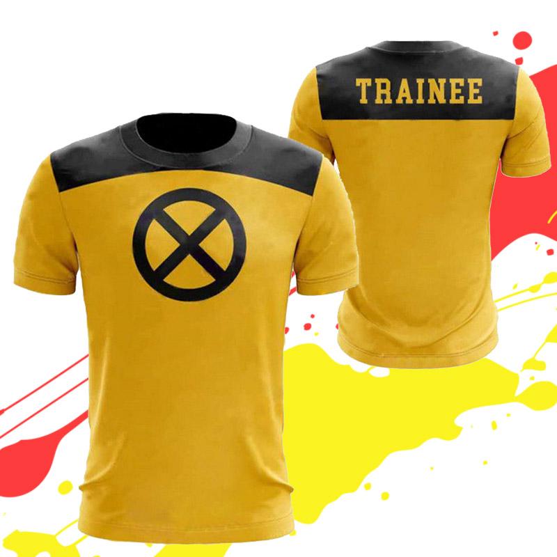 Deadpool 2 Trainee T-Shirt Superhero Yellow Cosplay X-Men | Shopee ...