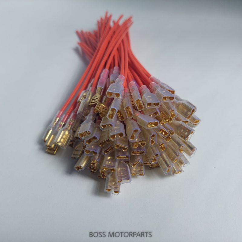 HORN SOCKET TERMINAL WIRE UNIVERSAL RED / BLACK | Shopee Philippines