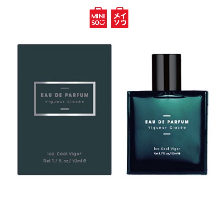 Miniso Ice-Cool Vigor Eau de Parfum Freezing Point Vitality Men's ...