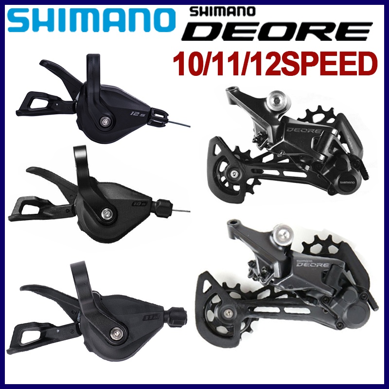 Shimano Deore M4100 M5100 M6100 Shifter Lever 10/11/12 Speed Groupset MTB Bike M4120 M5120 Rear ...