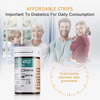 EXACTIVE EQ Impulse Blood Glucose 50s Test Strips FREE 50s Lancets ...