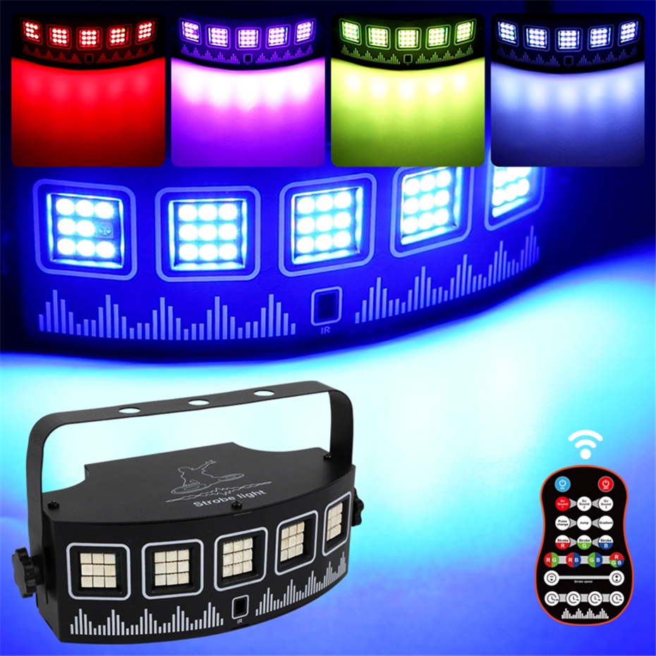 Stage Strobe Light Flash Stage Lighting Sound Activated and Speed ...