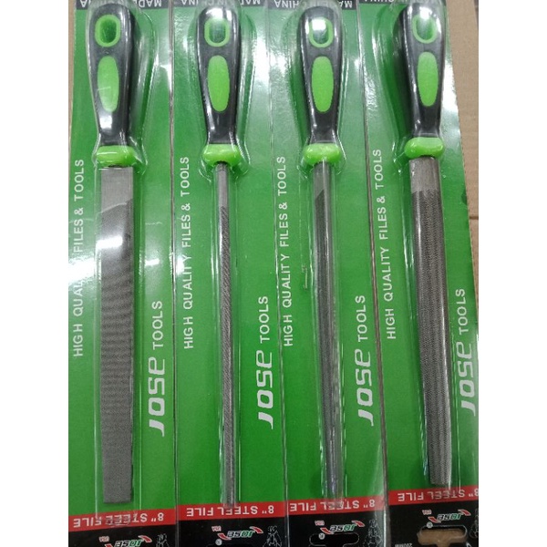 Steel File 8'' ( Round, Flat, Triangle,HalfRound) | Shopee Philippines
