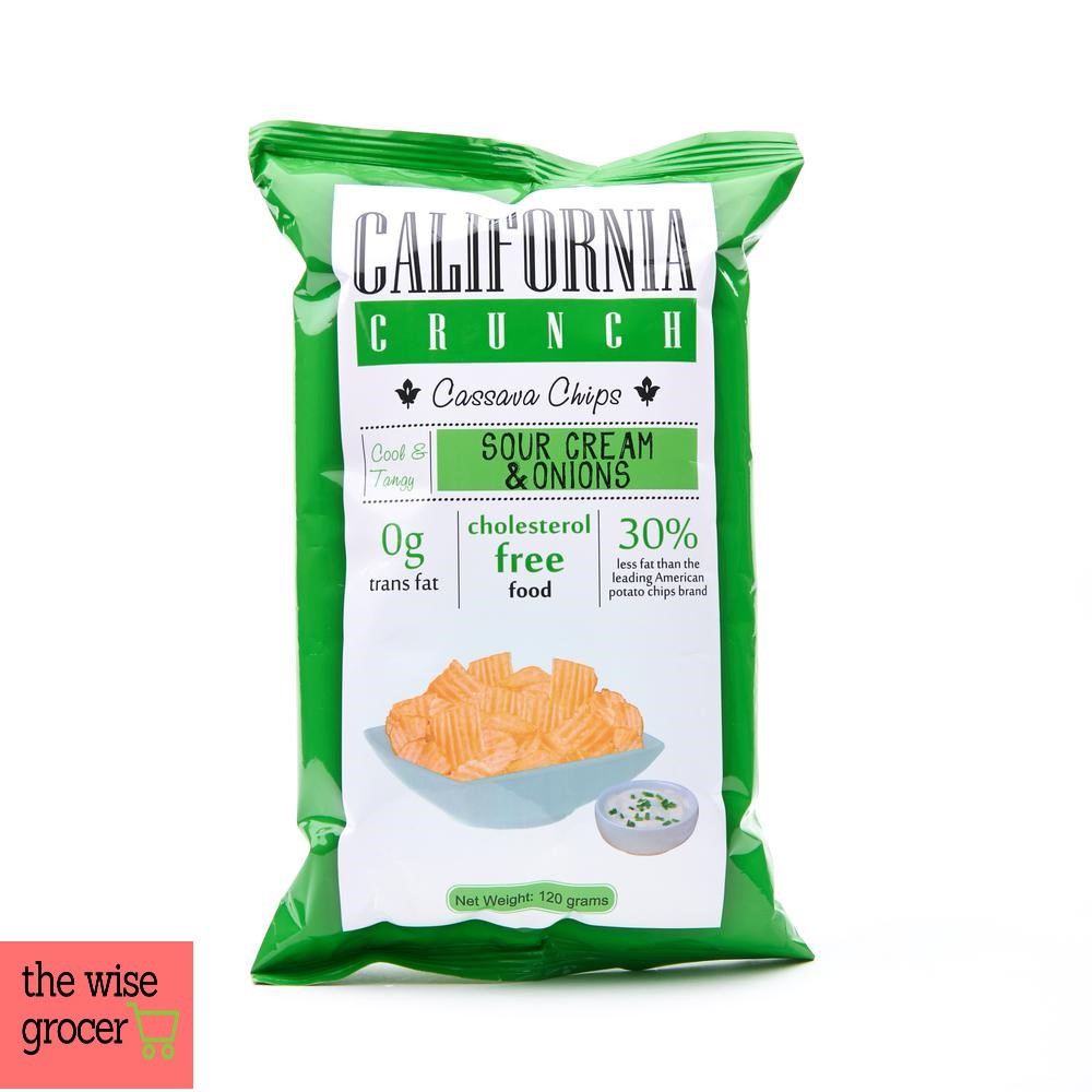California Crunch Chips Cassava Chips Barbecue And Sour Cream 120 Grams Shopee Philippines