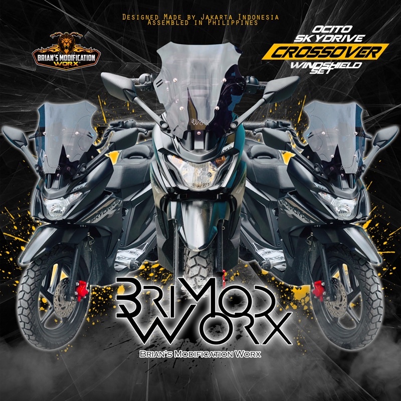 Skydrive Crossover / Skydrive Sport Windshield Set ( WITH R25 SIDE ...