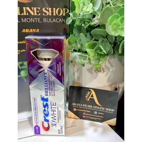 Crest 3D White Brilliance Vibrant Peppermint Toothpaste 3.9oz | Shopee Philippines