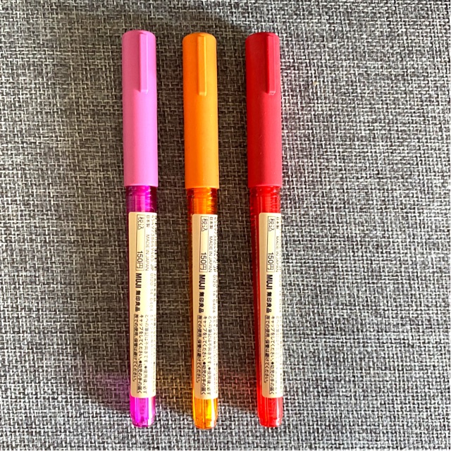 Brand New Authentic Muji Erasable Colored Ball Pen 0.5mm | Shopee ...