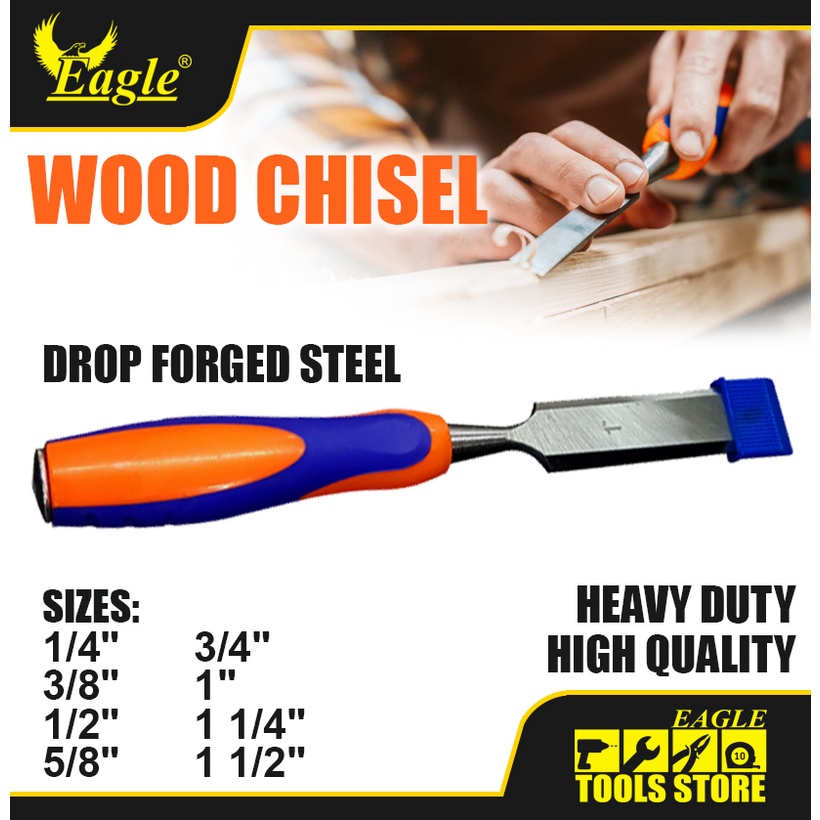 Heavy Duty Wood Chisel ( 1/4 - 1 1/2 Inches ) Eagle Professional Tools ...