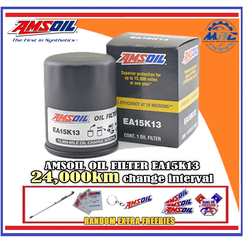 Amsoil Oil filter EA15k13 / VIC C415 up to 15,000 mile or 24,000 km ...