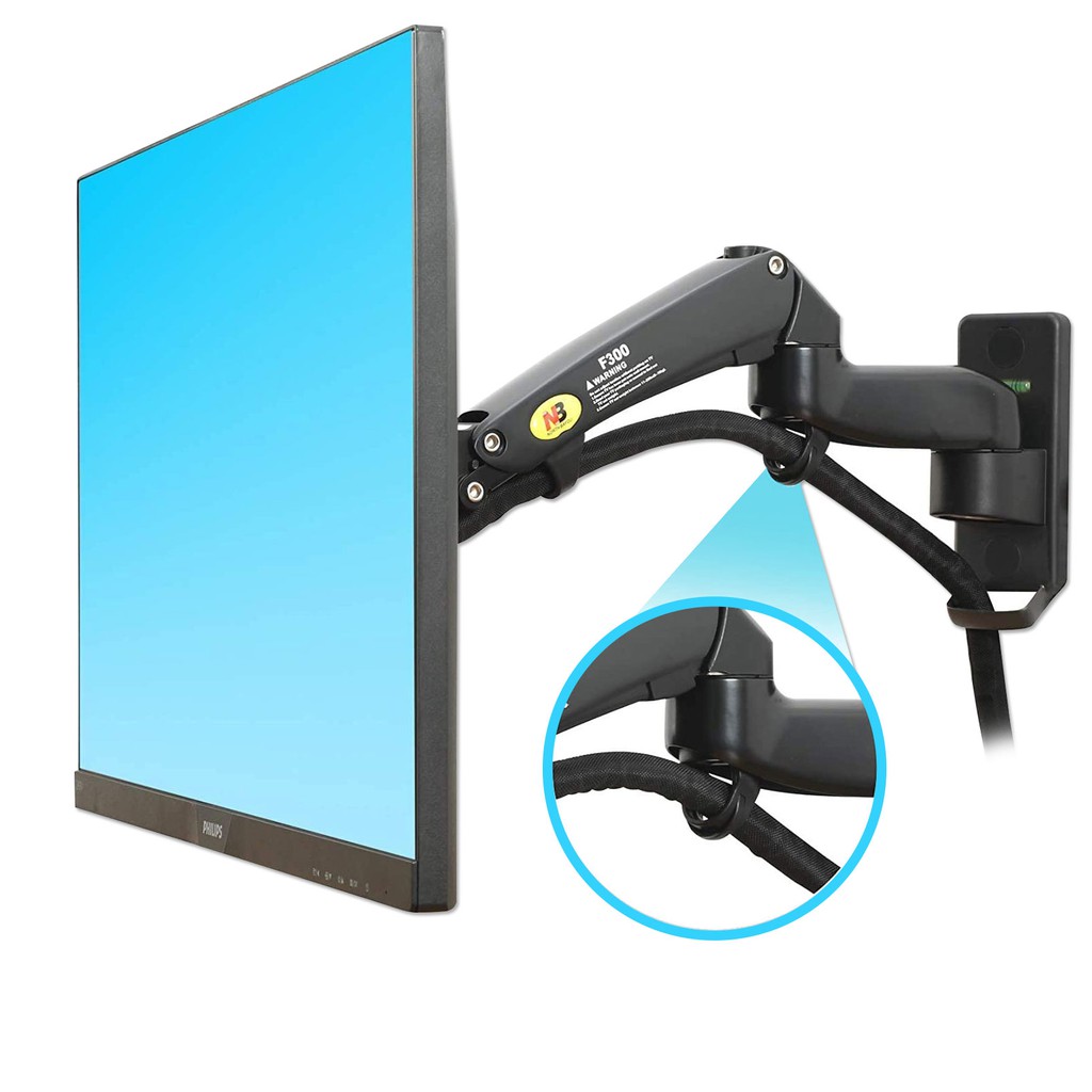 NB North Bayou F300 Gas Spring TV Monitor Wall Mount with for 24-35 ...
