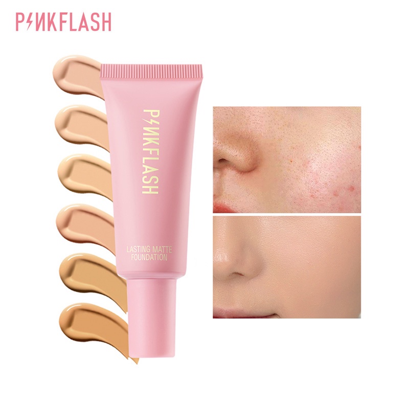 PINKFLASH Weightless Lasting All-day Matte Full Coverage Foundation ...