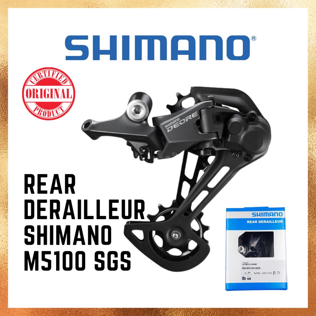 Rear Derailleur Shimano Deore M5100 -SGS | Shopee Philippines