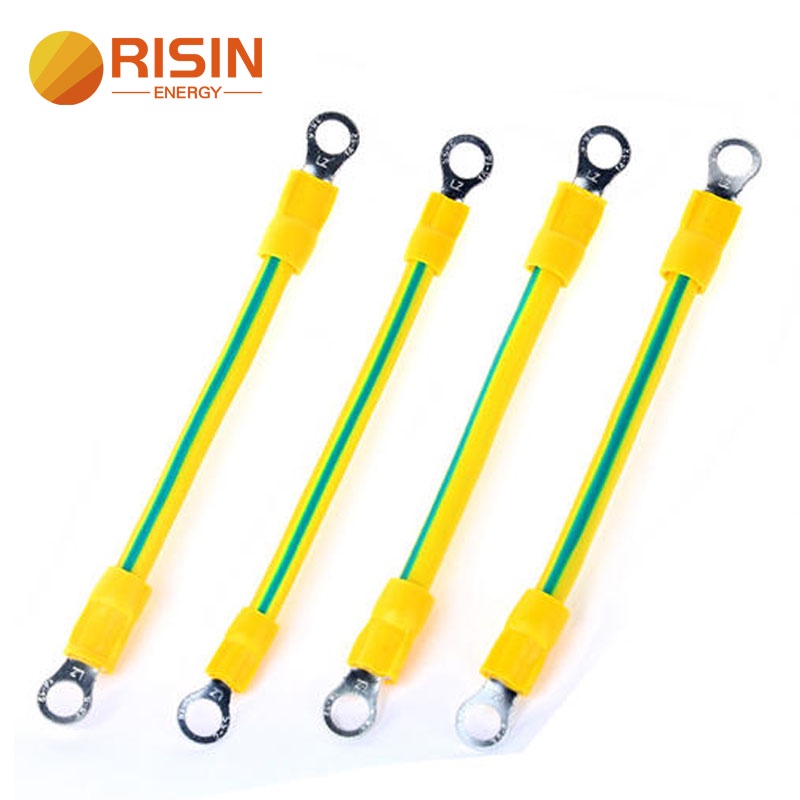 10 Pcs BVR Yellow-Green Solar Photovoltaic Grounding Wire Terminals 10 ...
