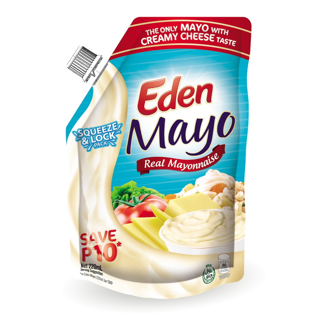 Eden Mayo Spread Stand Up Pouch 220mL | Shopee Philippines