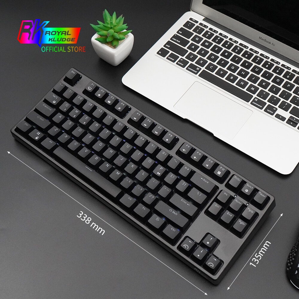 Original ROYAL KLUDGE RK987 Hot Swappable Mechanical Keyboard 87 Keys ...