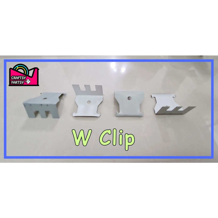(PER PIECE) W Clip / Wall Clip/ Metal Furring Clip/ Double Furring Clip ...