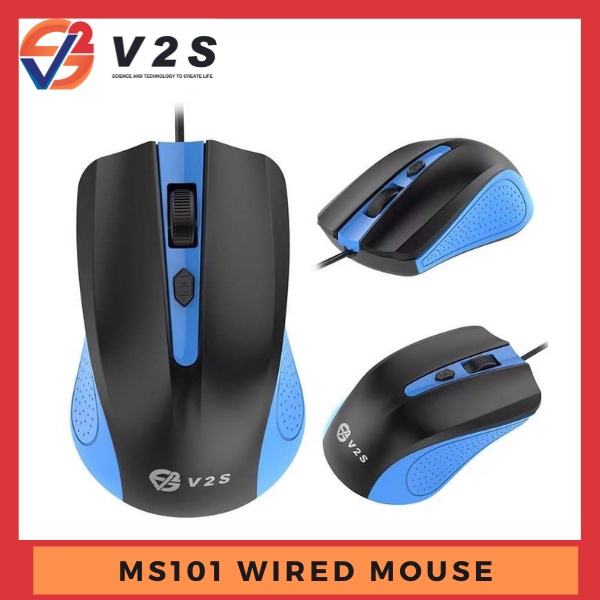 V2S MS101 Wired Mouse For Office and Gaming Notebook Desktop Computer ... V2S MS101 Wired Mouse For Office and Gaming Notebook Desktop Computer ...