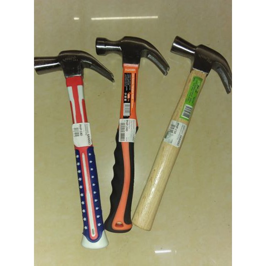 Wooden Handle Claw Hammer, Fiberglass Handle Claw Hammer 250g | Shopee ...