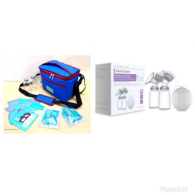 Real bubee electric breast pump package + 2 gel + btl asi + little baby ...