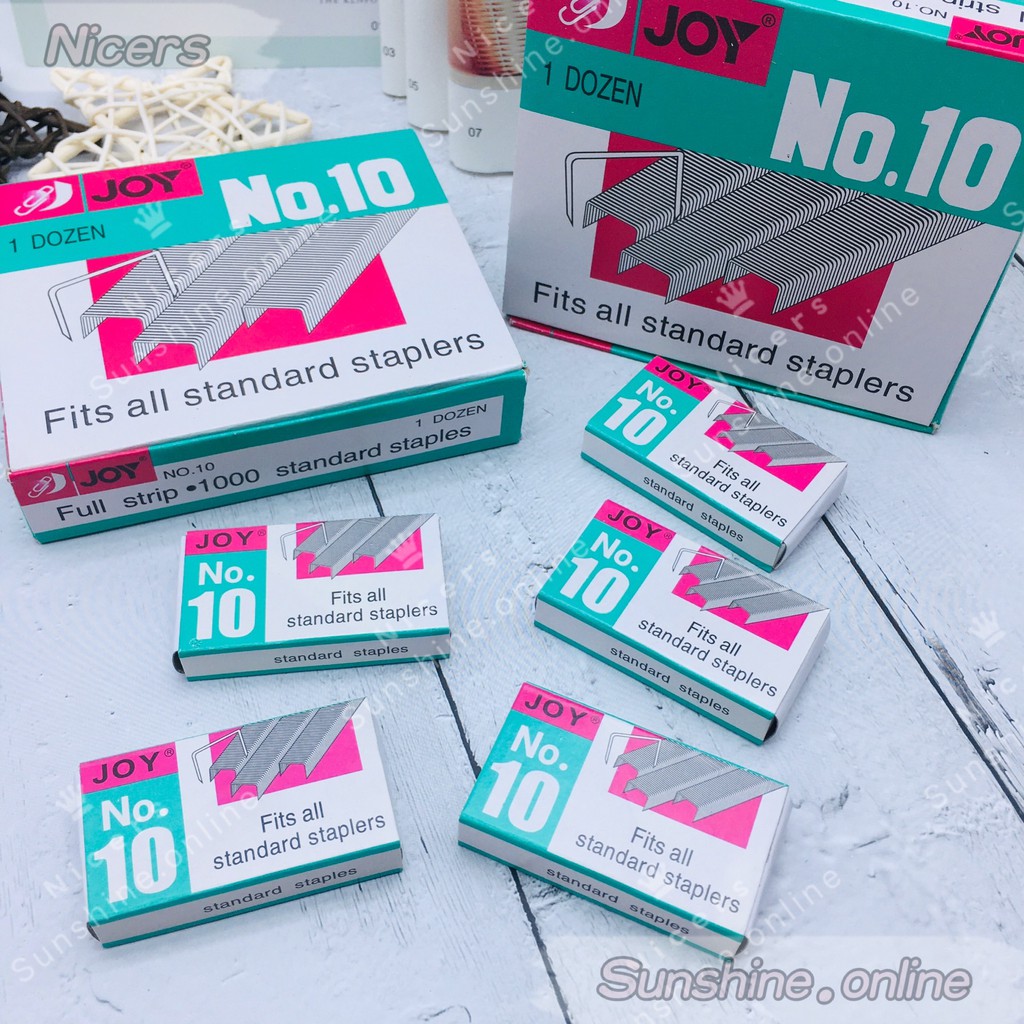#10 JOY Staple Wire Standard Staples 1DOZ | Shopee Philippines